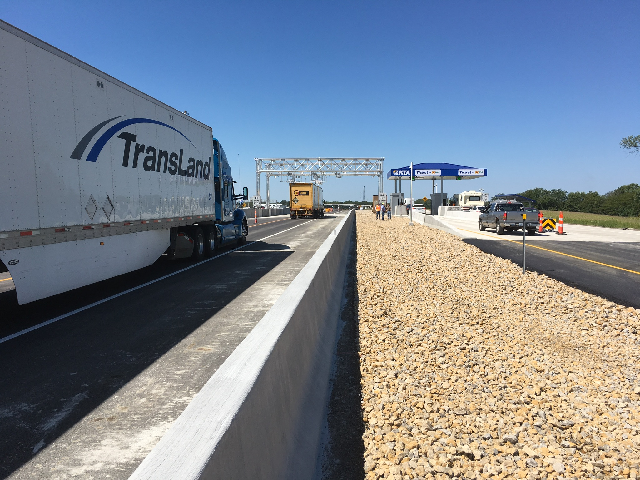 Kansas Turnpike s 1st High speed Toll Lane Opens Between KC Lawrence Kansas Turnpike s 1st High speed Toll Lane Opens Between KC Lawrence